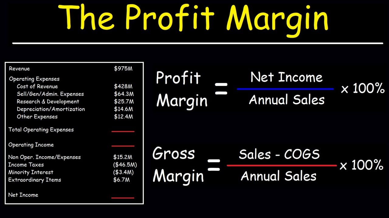 Difference Between Gross Profit Margin And Gross Profit Accountant